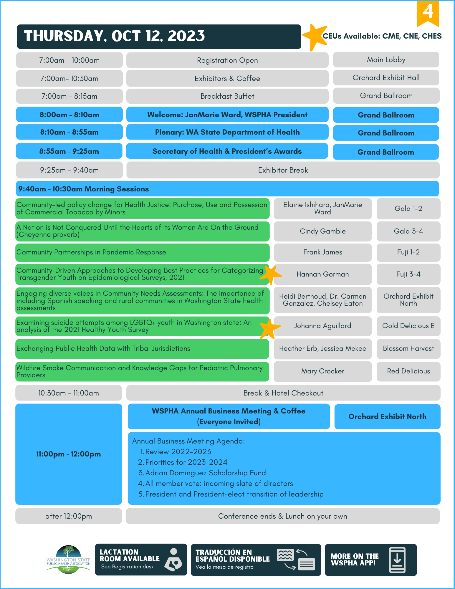 2023 Annual Conference Agenda